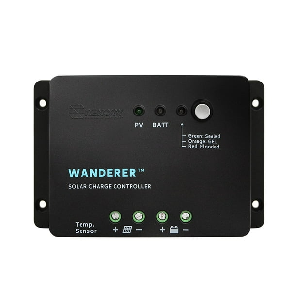 Renogy Wanderer 30A PWM Solar Panel Charge Controller Battery Regulator ...