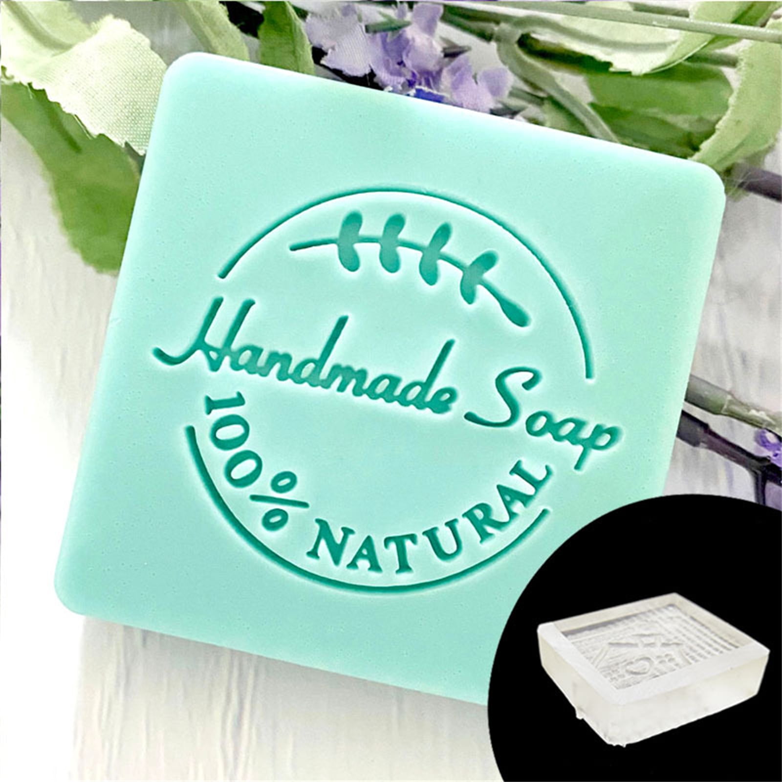 JNANEEI Handmade Soap Words Stamper Natural Soap Making Acrylic Chapter ...