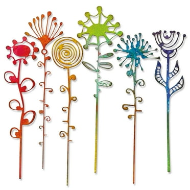 Sizzix Thinlits Die Set 5PK - Wildflower Stems #2 by Tim Holtz - Walmart.com