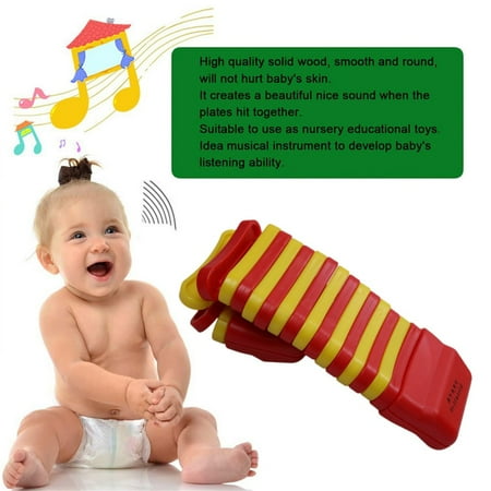 Rectangle Plastic Musical Instrument Nice Sound Hands Play Toys Child ...