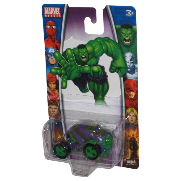 Marvel Heroes MGA Incredible Hulk (2006) Green Toy Car H25 - (Dented ...
