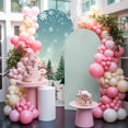 7.2FT Arch Backdrop Covers, Aurora Christmas Snowman Wedding Arch Cover ...
