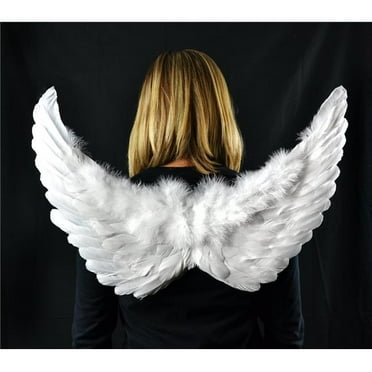 Large White Feather Angel Wings - Walmart.com