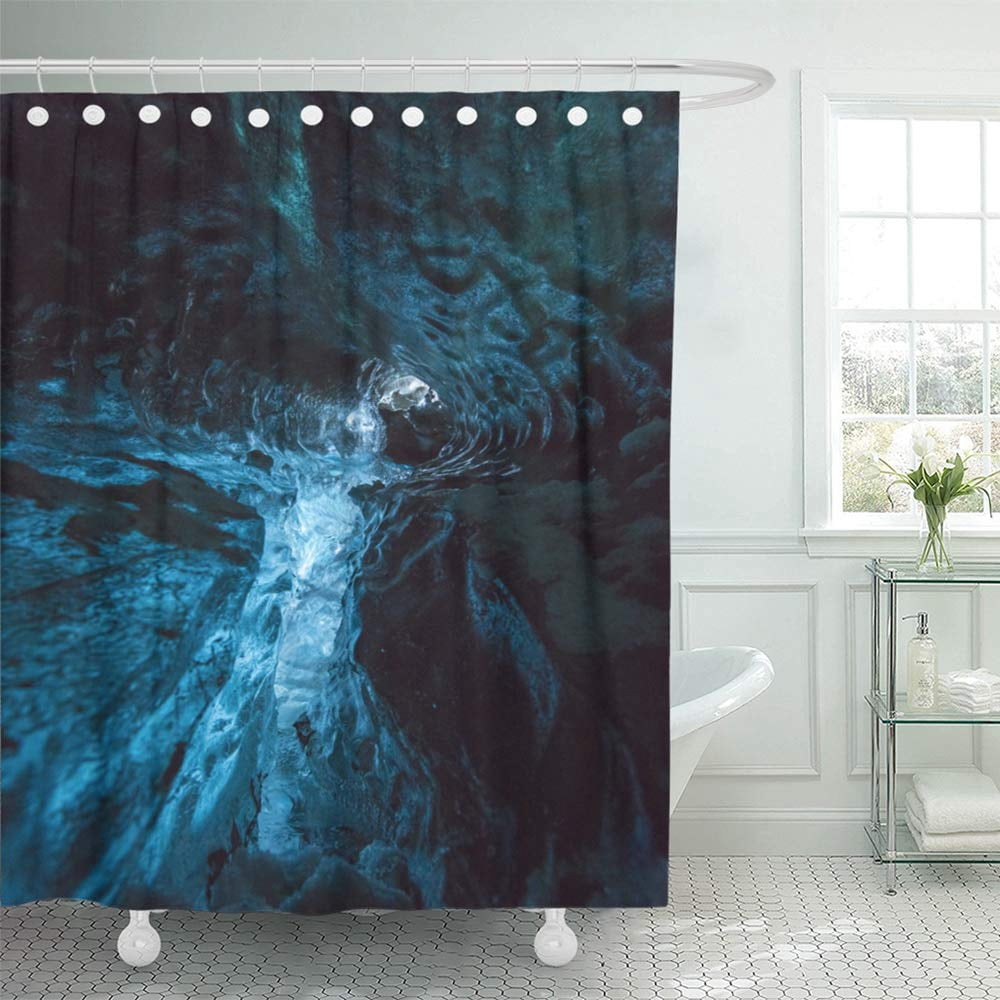 PKNMT Blue Glacial Icelandic Ice Cave at The Skaftafell Glacier ...