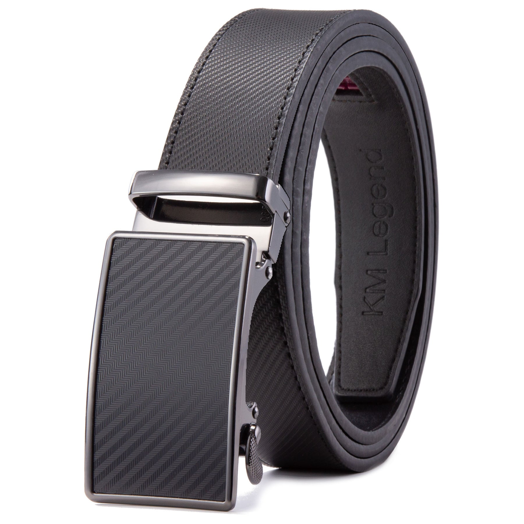 Men's Belt, KM Legend Leather Ratchet Dress Belt for Men, Jeans Belt ...