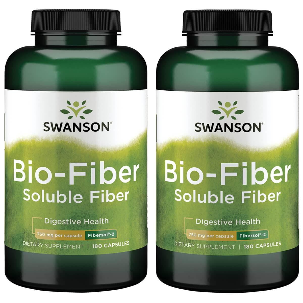 Swanson Bio-Fiber - Fibersol-2 750 mg 180 Caps 2 Pack - Walmart.com