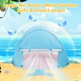 Wisairt Portable Infant Beach Tent with Pool, UPF 50+ UV Protection ...