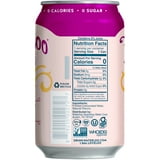 Waterloo Sparkling Water, Raspberry Nectarine, 12 fl oz, 24 Pack Cans ...