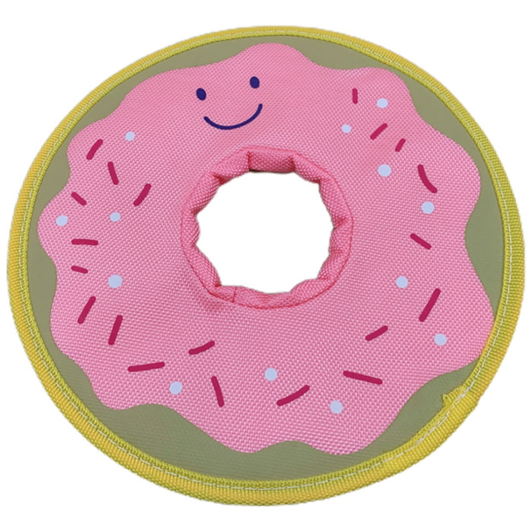 Click here for Nobrand Flying Disc Dog Toy: Canvas Donut Design P... prices