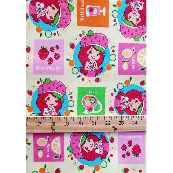 Strawberry Print Fabric