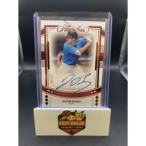 2023 Panini Flawless Baseball Jacob Berry #DS-JB Ruby /20 - Walmart.com