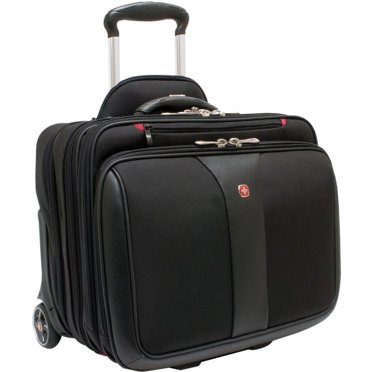 World Traveler 17-inch Rolling Laptop Case - Black Trim Damask ...