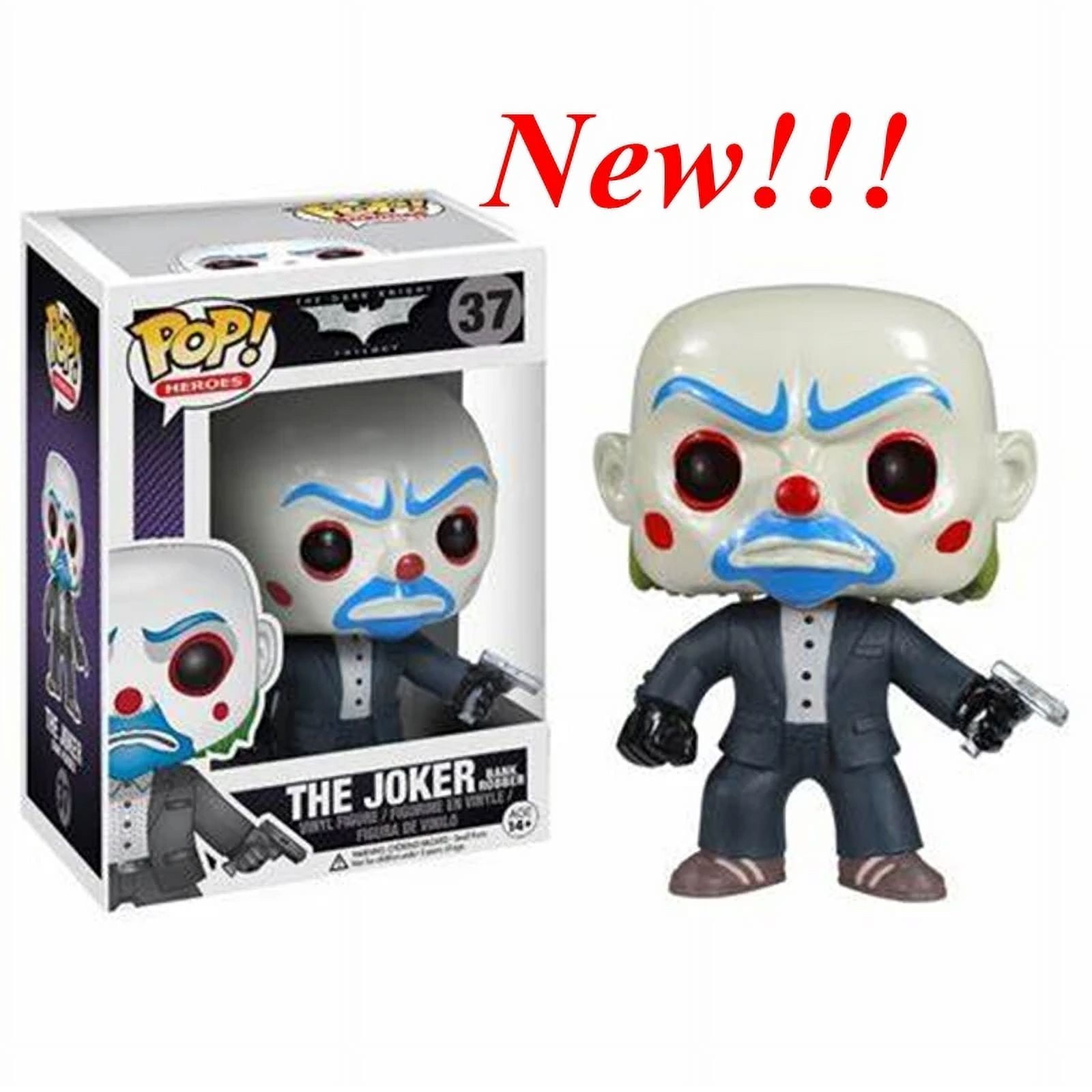 Funko Pop New Dark Knight Bank Robber The Joker 37 Vinyl Action Figure Collection Models For Kid Toys Wangyu Other