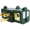 Axis 45092 3-Outlet Heavy-Duty Grounding Adapter, Green - Walmart.com
