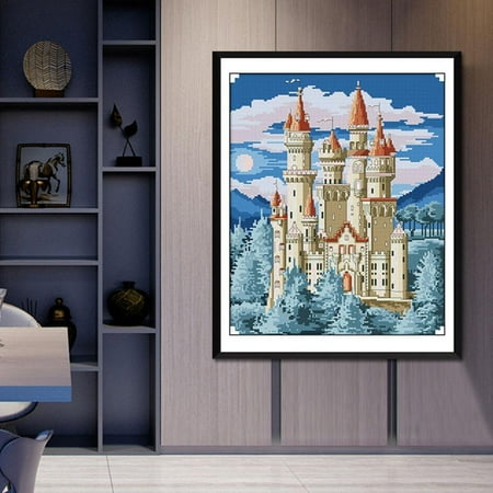 Stamped Beginners - Castles Pattern 2 14CT | Walmart Canada