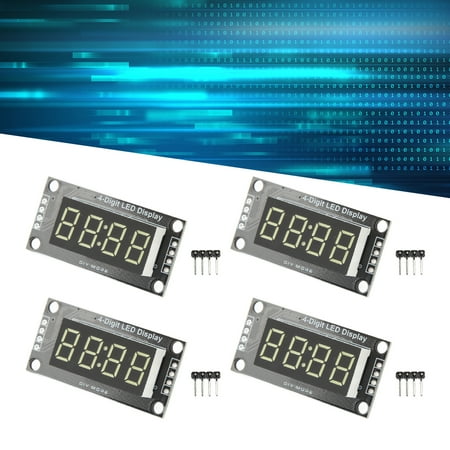 4 Sets 4 Digit 7 Segment Digital Tube Display Module PCB 0.36in LED ...