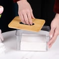 Acrylic Tissue Box, Acrylic Dryer Sheet Holder for Laundry Room, Table ...