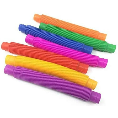 HALO 7 Pack Fidget Pop Tube HALO s for Kids and Adults,Pop Multi-Color ...