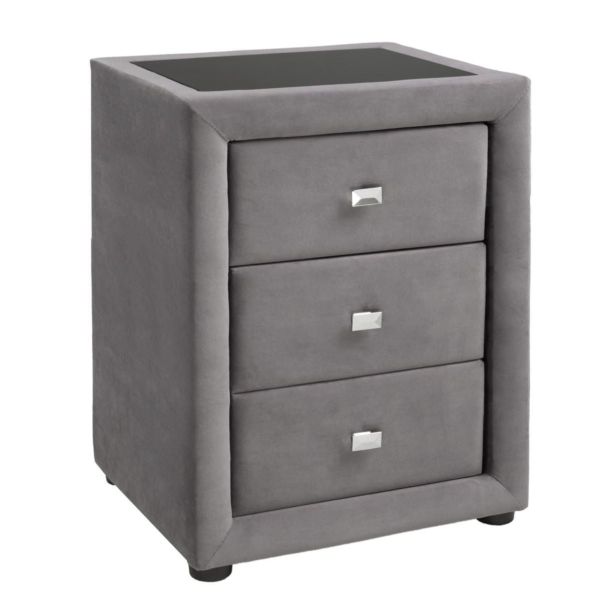 Click here for Brassex Adam 3-Drawer Night Stand prices