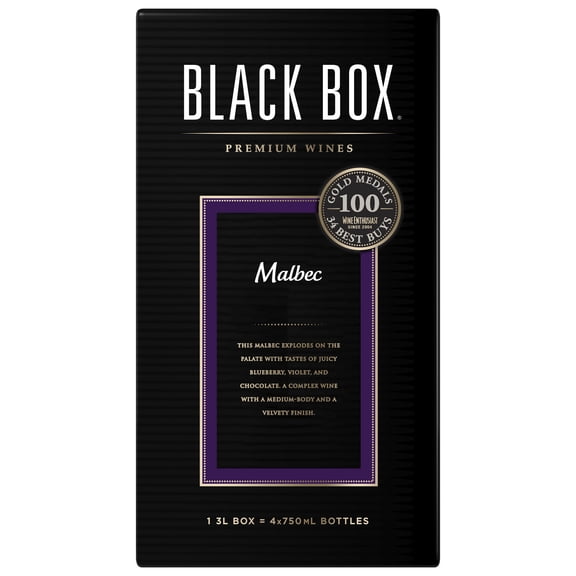 Black Box Malbec Red Wine, 3 L Box - Walmart.com