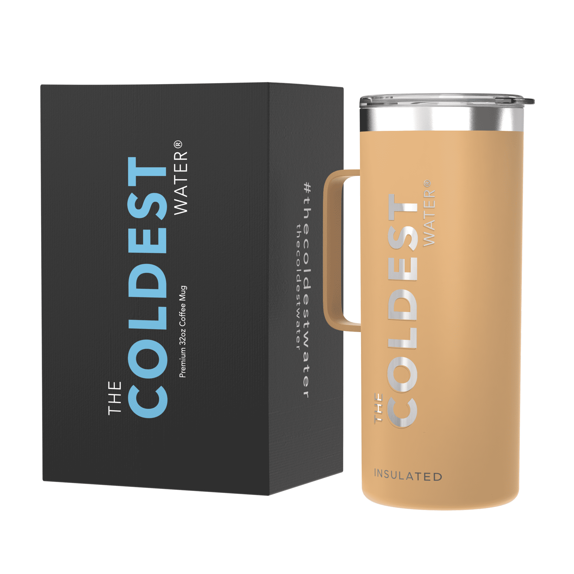 The Coldest Coffee Mug - Stainless Steel Super Insulated Travel Mug for ...