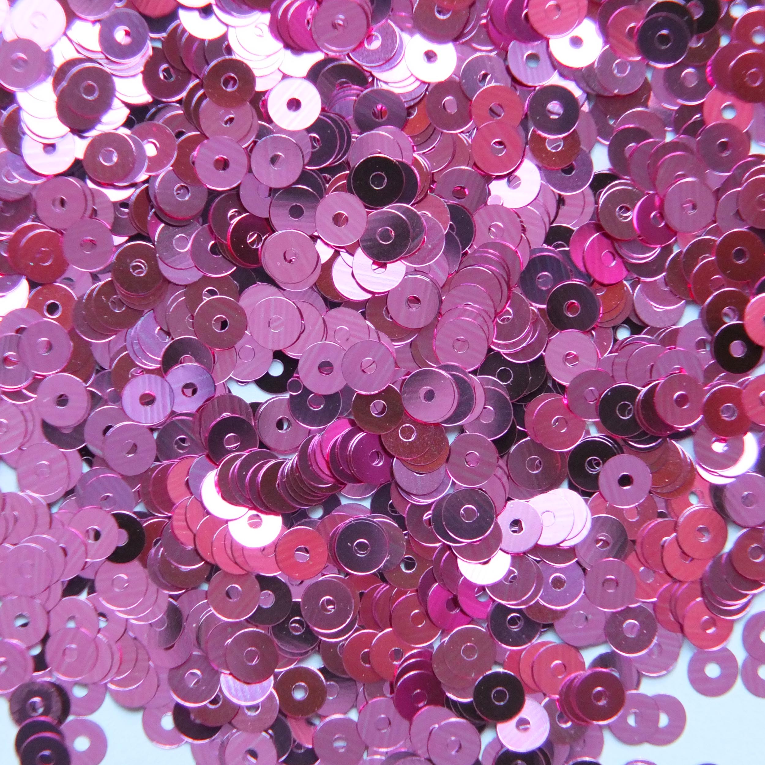 Hot Pink Sequins 4mm Shiny Metallic Made in USA - Walmart.com