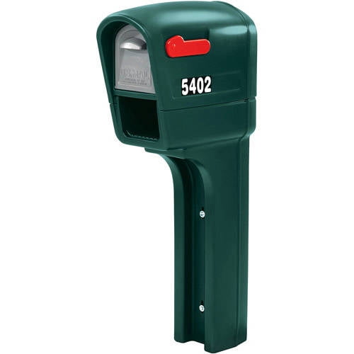 MailMaster Plus Plastic Mailbox with Spruce Finish - Walmart.com