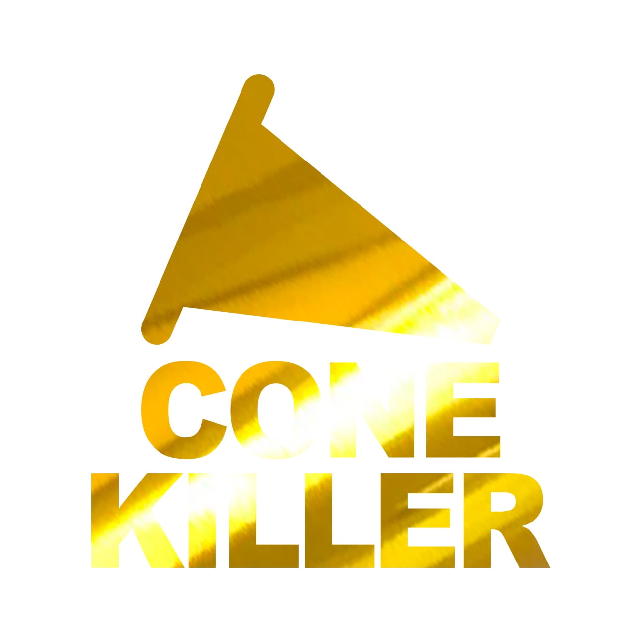 Cone Killer Sticker Decal Die Cut - Self Adhesive Vinyl - Weatherproof ...