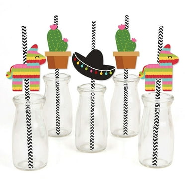Big Dot of Happiness Fired Up Fire Truck - Paper Straw Decor ...