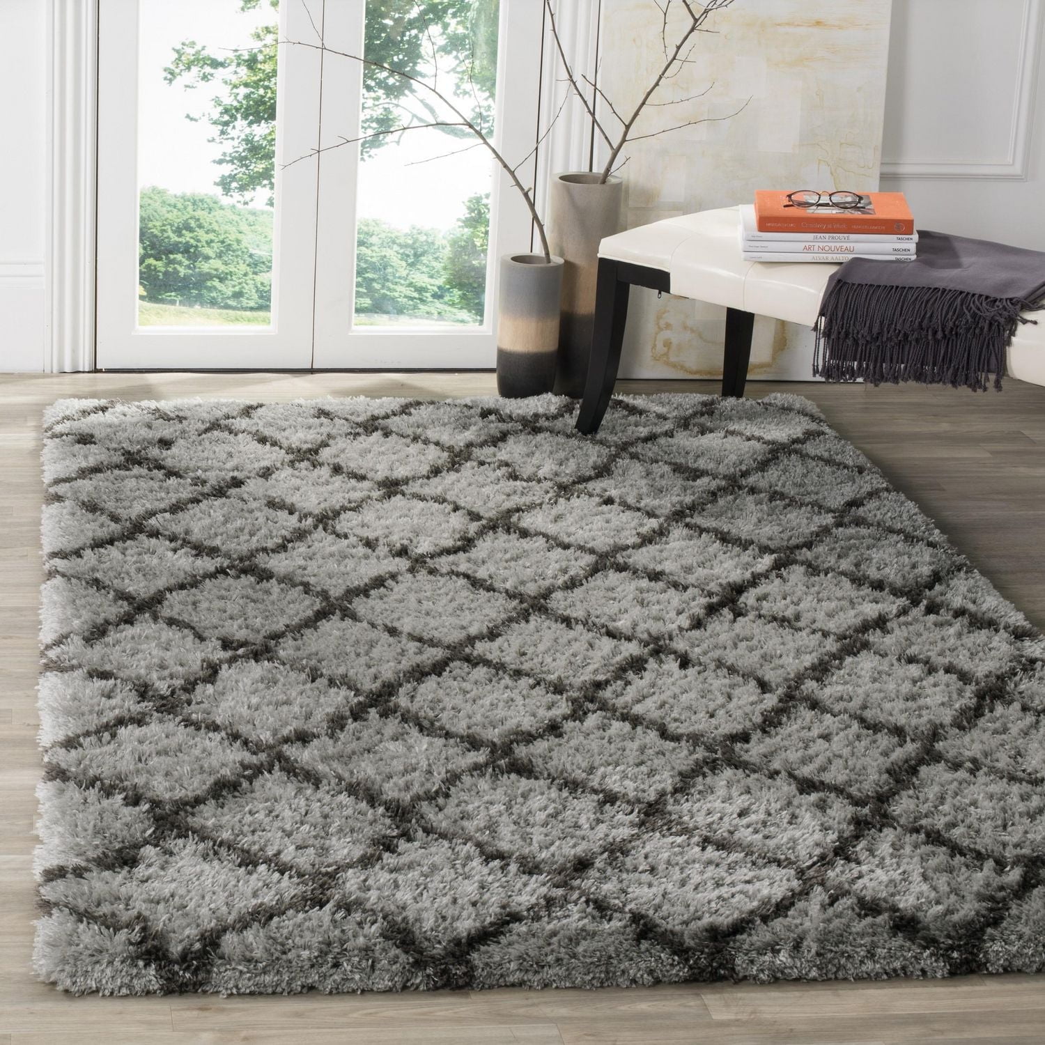 Click here for Safavieh Indie Careen Geometric Shag Area Rug 67 X... prices