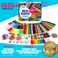Blue Squid Deluxe Arts & Crafts Set - 3000+ Piece Kit with Storage Case ...