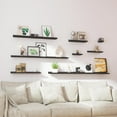 Long Floating Wall Shelves for Bedroom Living Room Kitchen Bathroom ...