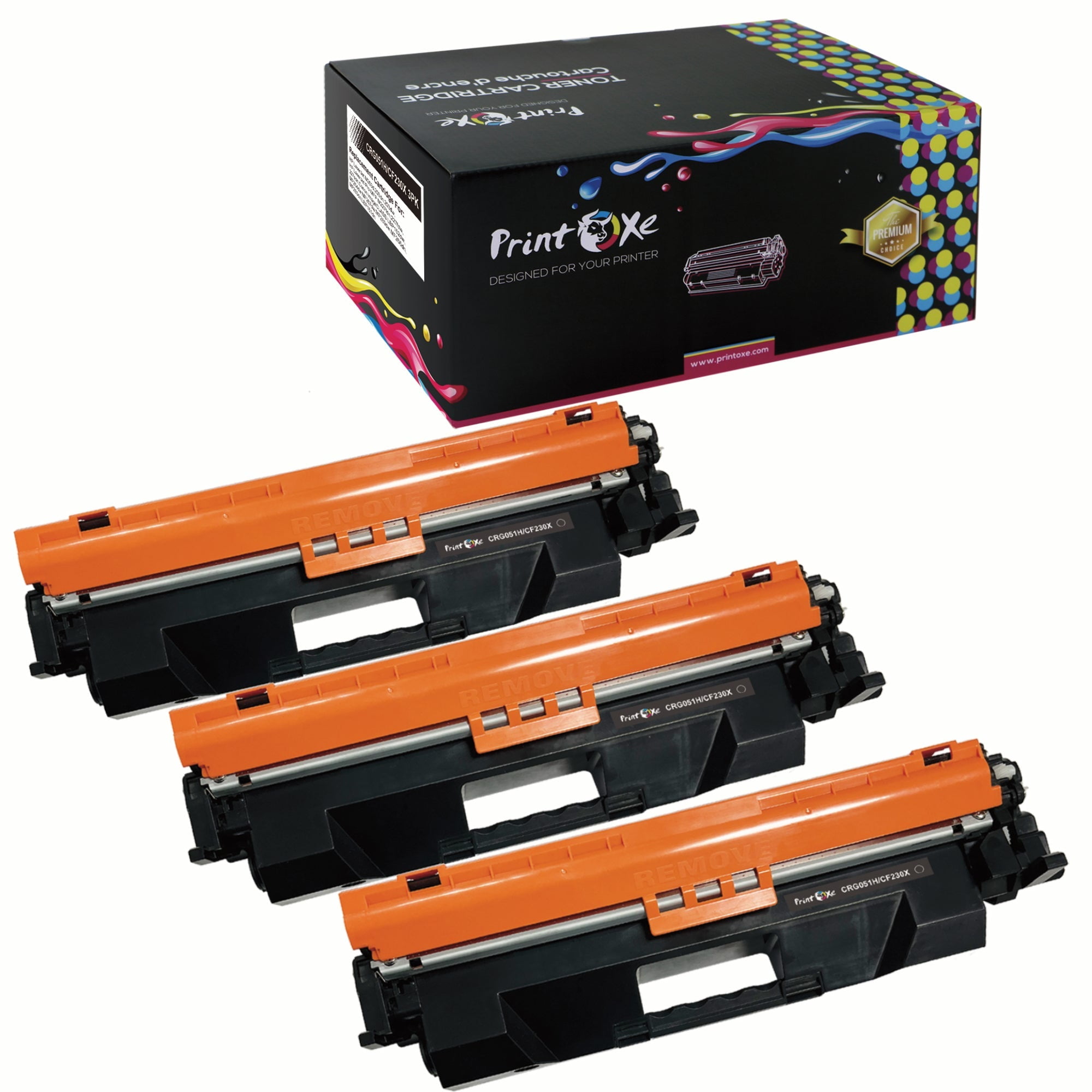 Click here for Printoxe Crg 051h / Cf230x Compatible 3 Toner Cart... prices