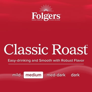 Folgers Simply Smooth Ground Coffee, Mild Roast, 27 oz Canister ...