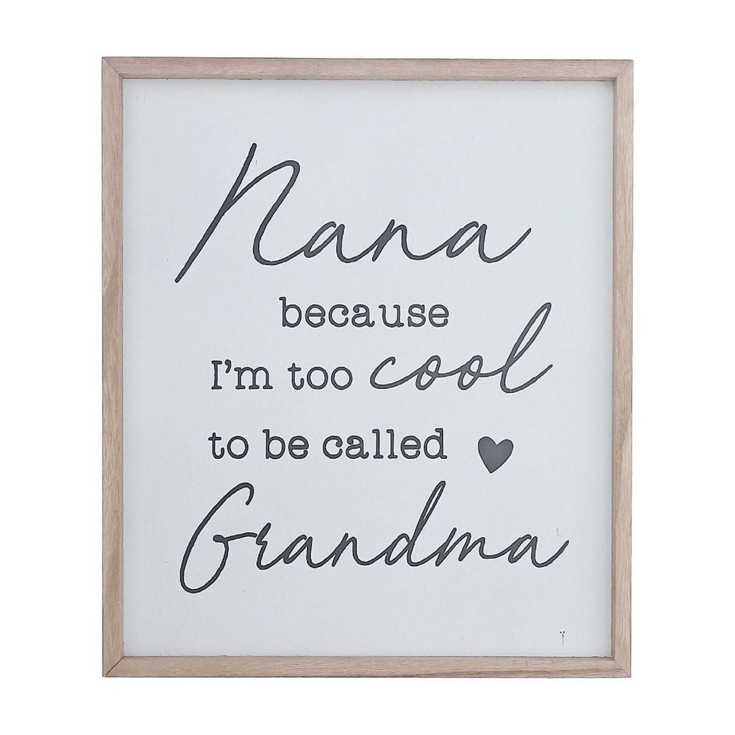 Click here for Ih Casadécor Framed Wood Sign For Grandma 12 prices