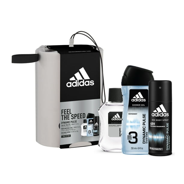 adidas Dynamic Pulse Cologne Gift Set for Men, 4 Pieces - Walmart.com ...