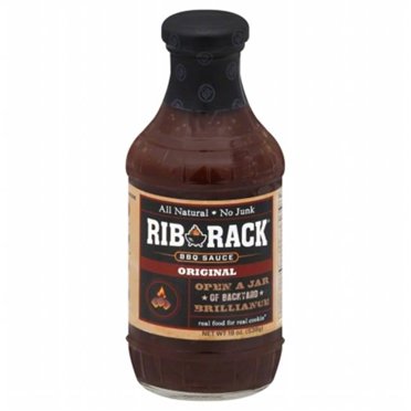 Rib Rack Southern Bourbon BBQ Sauce, 19 oz, (Pack of 6) - Walmart.com