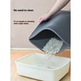Large Cat Litter Mat Waterproof Double Layer Non Slip Litter Box Tray ...
