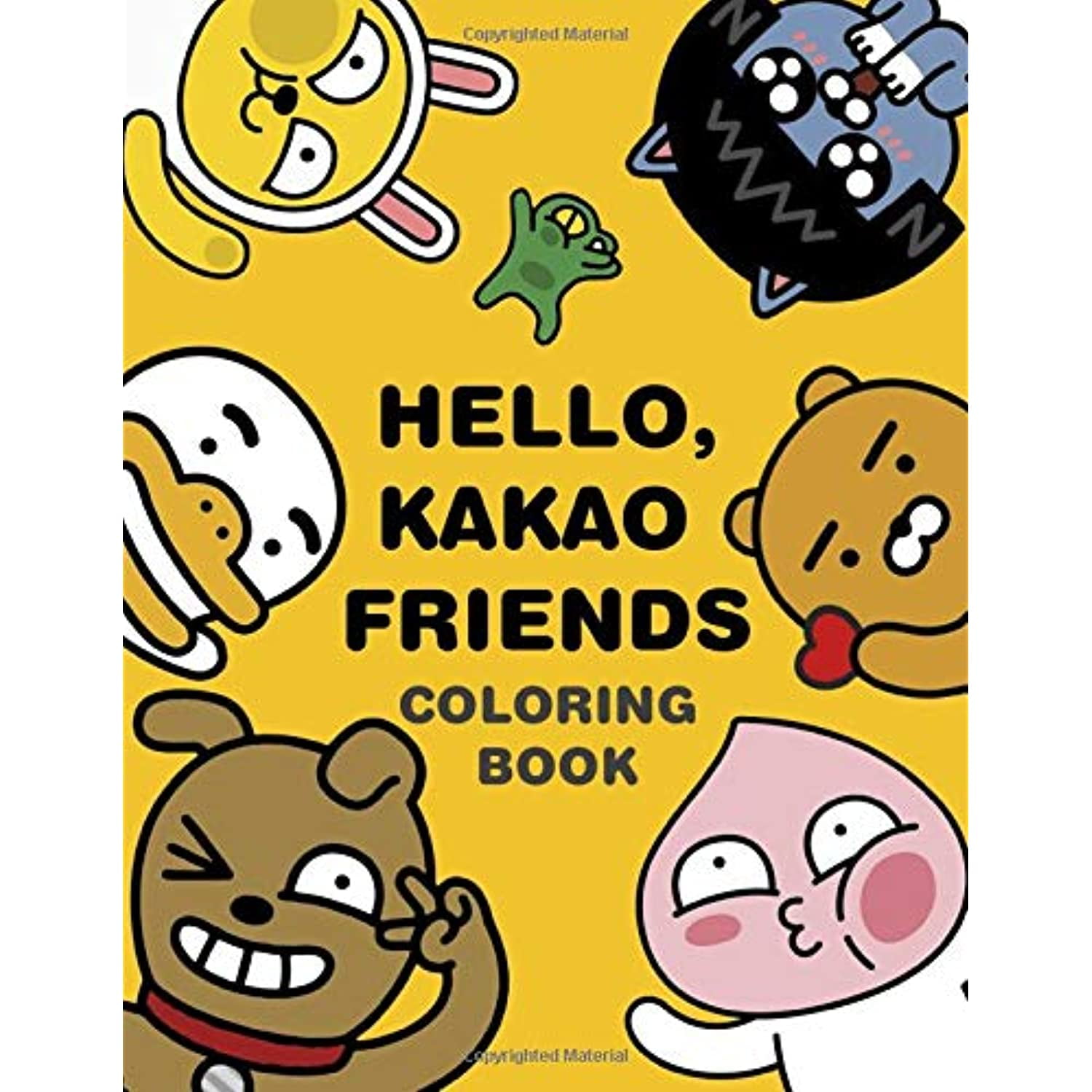 Kakao Friends Coloring Book: Kakao Friends Coloring Pages for Everyone ...