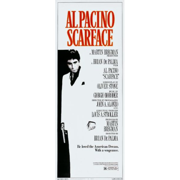 Scarface Poster Movie Poster Insert 14x36 Unframed, Age: Adults Best ...