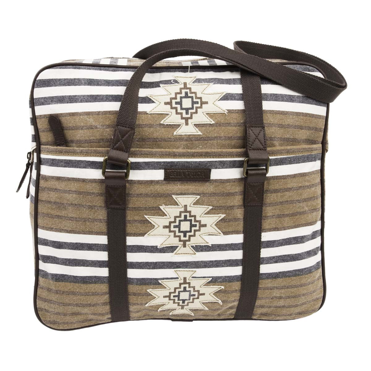 Aztec Brown Southwestern Handbags Ryn Wanderlust Tote Cotton Distressed ...