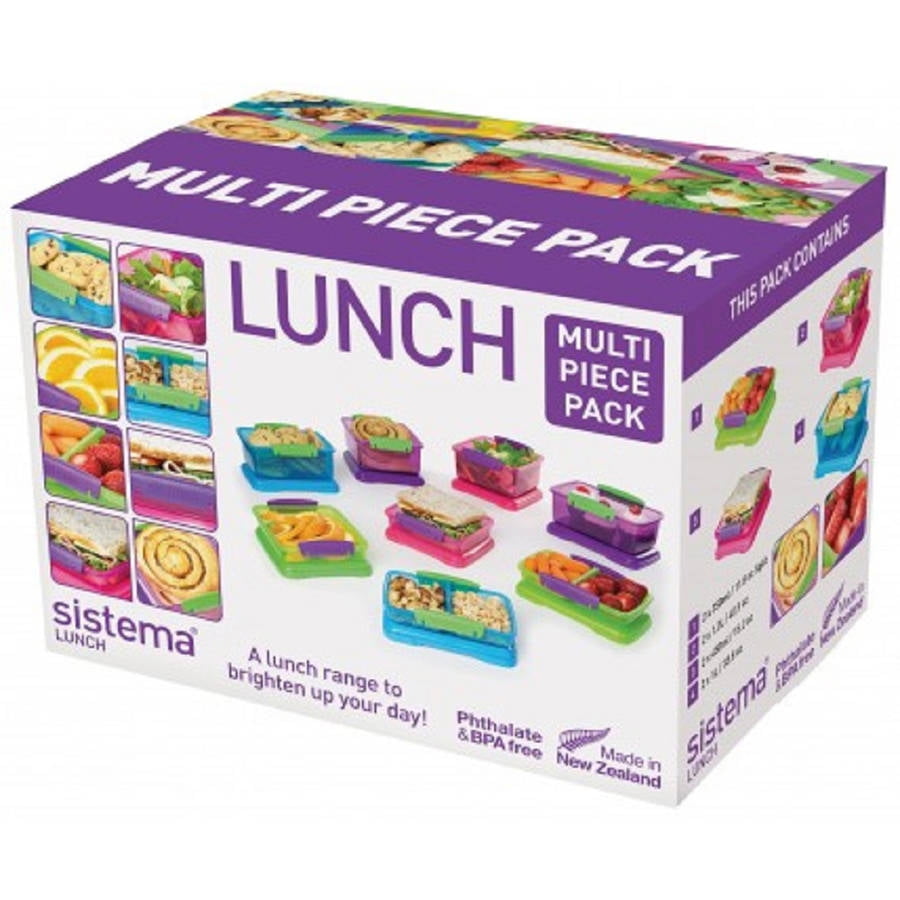 Sistema Lunch Multi-Piece Container Pack - Walmart.com