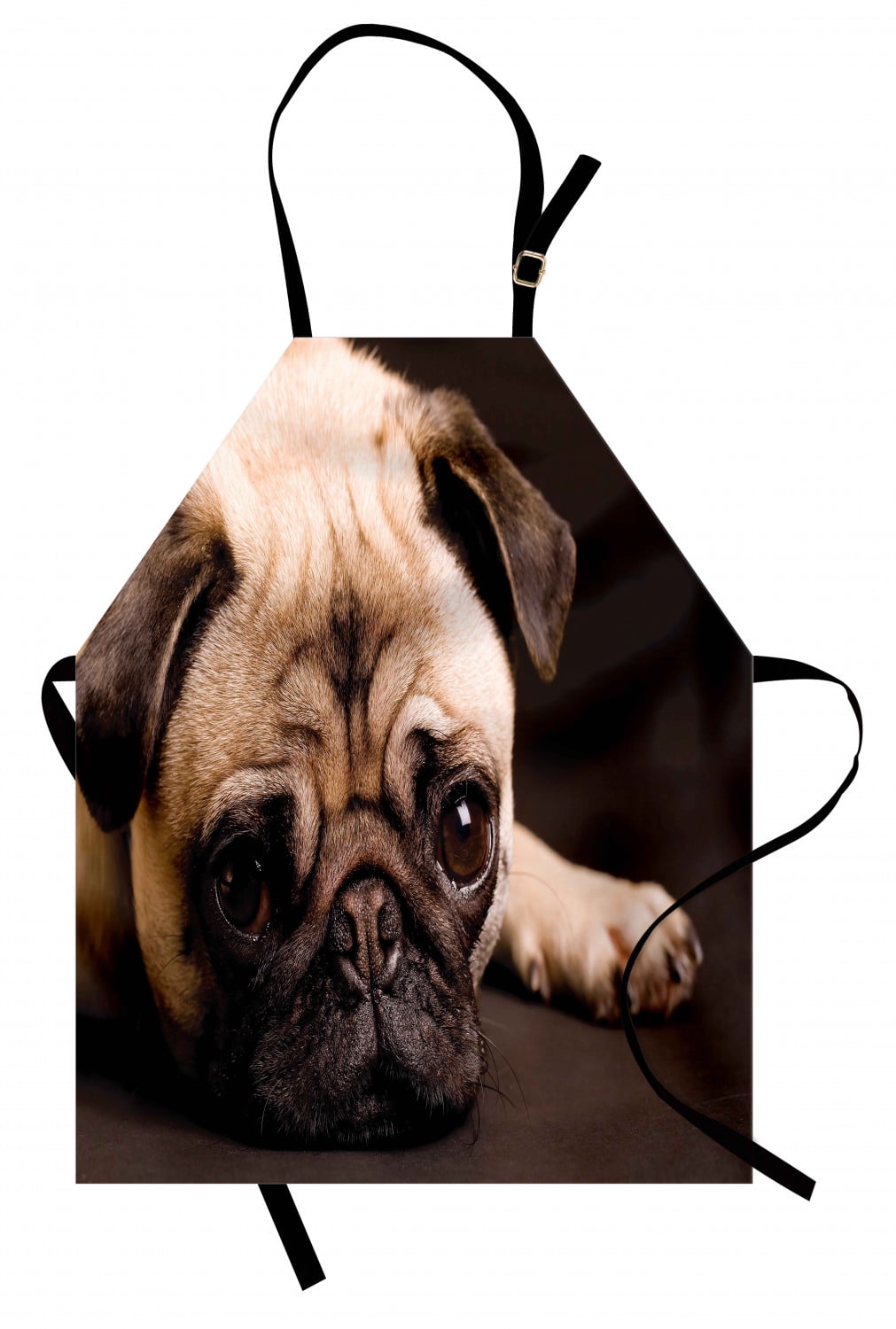 Pug Apron Cute Photograph of a Pug with Its Little Paws Pure Bred Dog ...