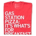 Gas Station Pizza Graphic Tee TShirt Gift - Walmart.com