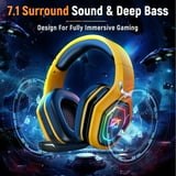 Wireless Gaming Headset 2.4GHz USB & Type-C Low Latency Gaming ...