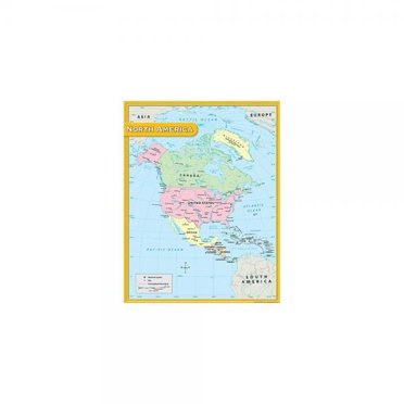 Teacher Created Resources Colorful United States of America Map Chart ...