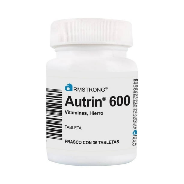Autrin 600, 36 tabletas | Walmart en línea