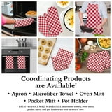 Set of 2 Red Gingham Oven Mitts by Ashton - Walmart.com
