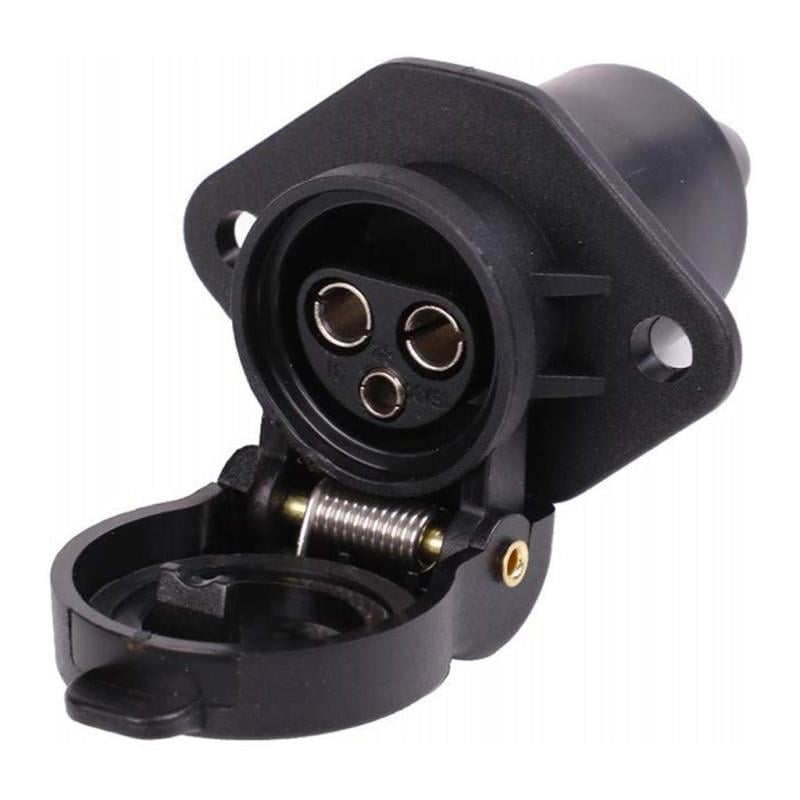 12V 3 Pin Socket Connector Car for Truck Accessories Exchange - Walmart.com