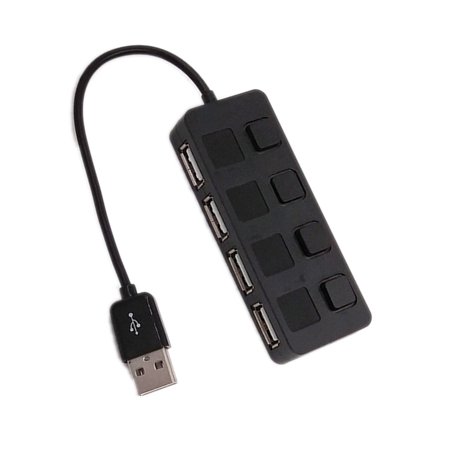 1 Drag 4 Mini USB Splitter speed USB2.0 hub; USB Adapter Laptop ...